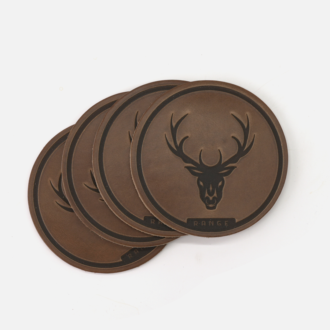 Range Skull Coasters – Range Leather Co